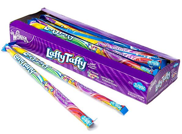Laffy Taffy Mystery Rope 24 Count Box Willy Wonka Candy