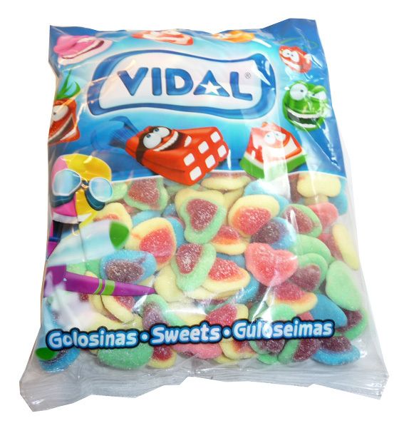 Triple Layered Gummi Hearts Candy 4.4 lb Bag | Gummy Candy ...