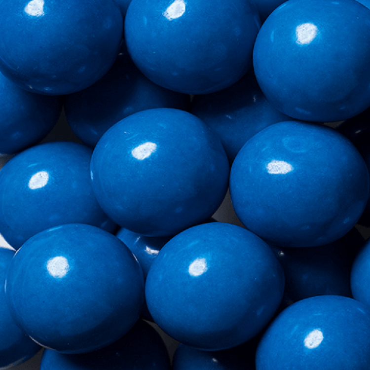 Royal Blue 1" Gumballs 2 LB Bag | Blue Candy | SweetServices.com