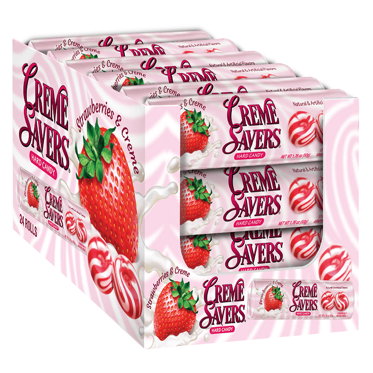Creme Savers Strawberries & Creme | Strawberry Candy | SweetServices.com