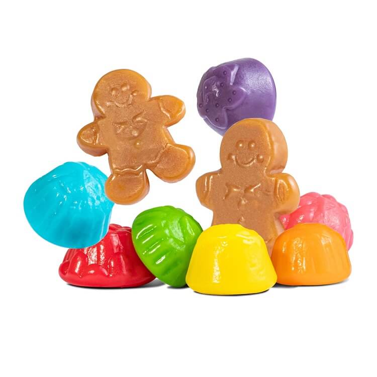 Albanese Jolly Gingerbread Gummies | Christmas Candy | SweetServices.com