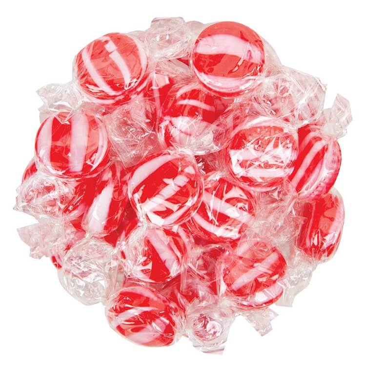 Colombina Striped Cinnamon Disk | Hard Candy | SweetServices.com