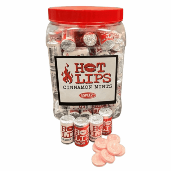 Hot Lips Cinnamon Mints | Sweetservices.com Online Bulk Candy Store