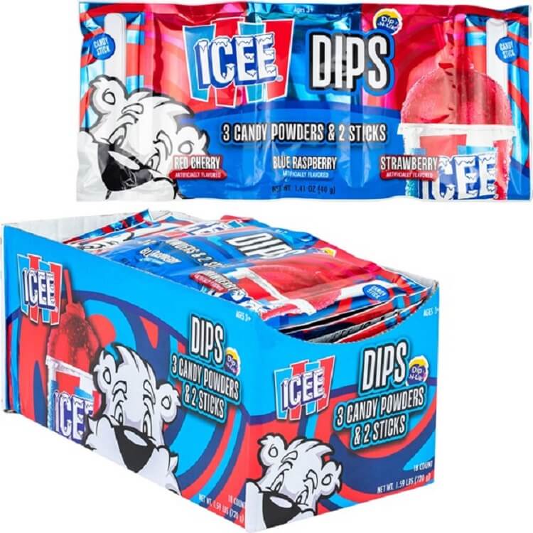Icee 3 Pack Dips | Novelty Candy | SweetServices.com