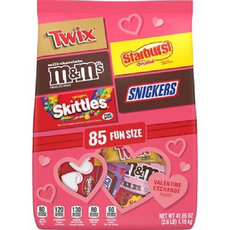 Mars Valentine Assortment 85 Count | Valentine's Day Candy ...