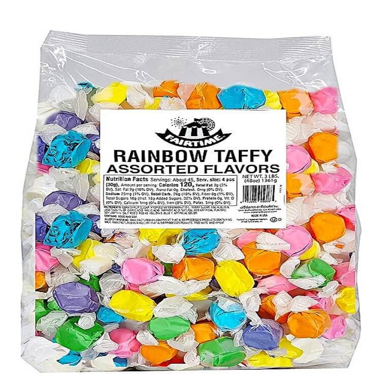 Fairtime Rainbow Taffy | Taffy Candy | SweetServices.com Online Bulk ...