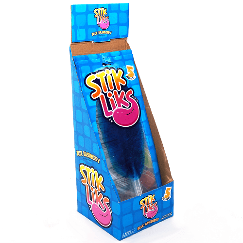 Stik Liks Blue Raspberry Lollipop | Novelty Candy |SweetServices.com