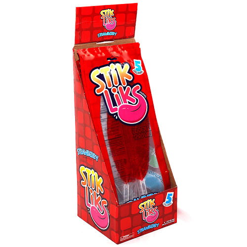 Stik Liks Strawberry Lollipop | Novelty Candy |SweetServices.com