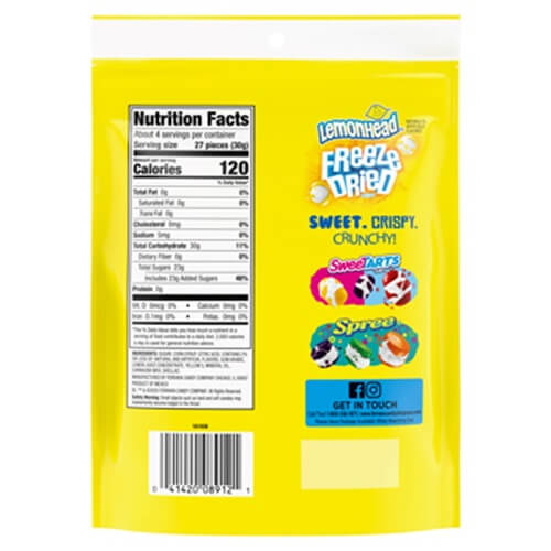 Freeze-Dried Lemonheads | Crispy, Tangy Lemon Flavor in Every Bite ...
