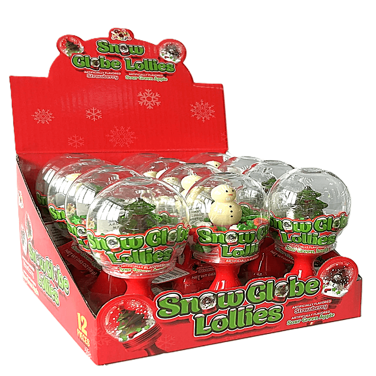 Albert’s Snow Globe Lollies | Festive Holiday Lollipops | SweetServices.com
