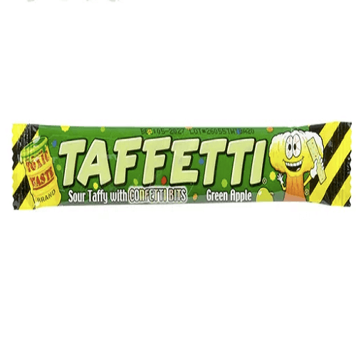 Toxic Waste Green Apple Blue Raspberry and Strawberry Taffetti ...