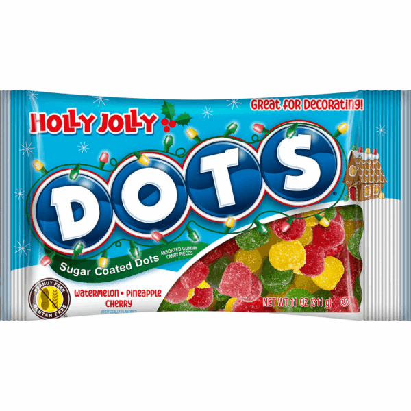 Tootsie Roll Holly Jolly Dots | Christmas Candy | SweetServices.com