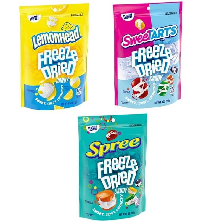 Freeze-Dried Lemonheads, Spree & SweeTarts Combo | Crunchy Fruity Candy ...