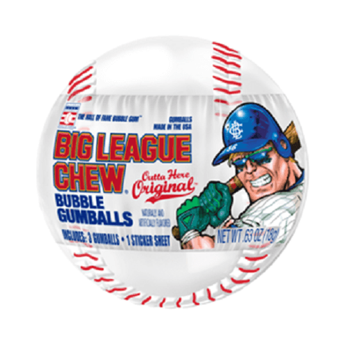 Big League Chew Gum Filled Baseballs - Sweetservices.com Online Bulk ...