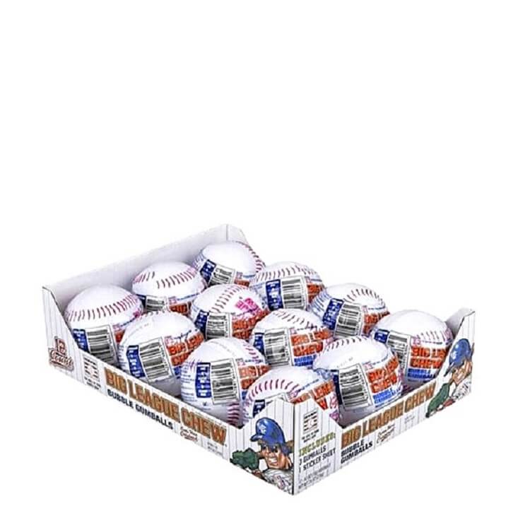 Big League Chew Gum Filled Baseballs - Sweetservices.com Online Bulk ...