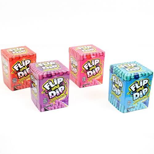 Flip and Dip Gummy Stick & Sour Gel | Novelty Candy | SweetServices.com