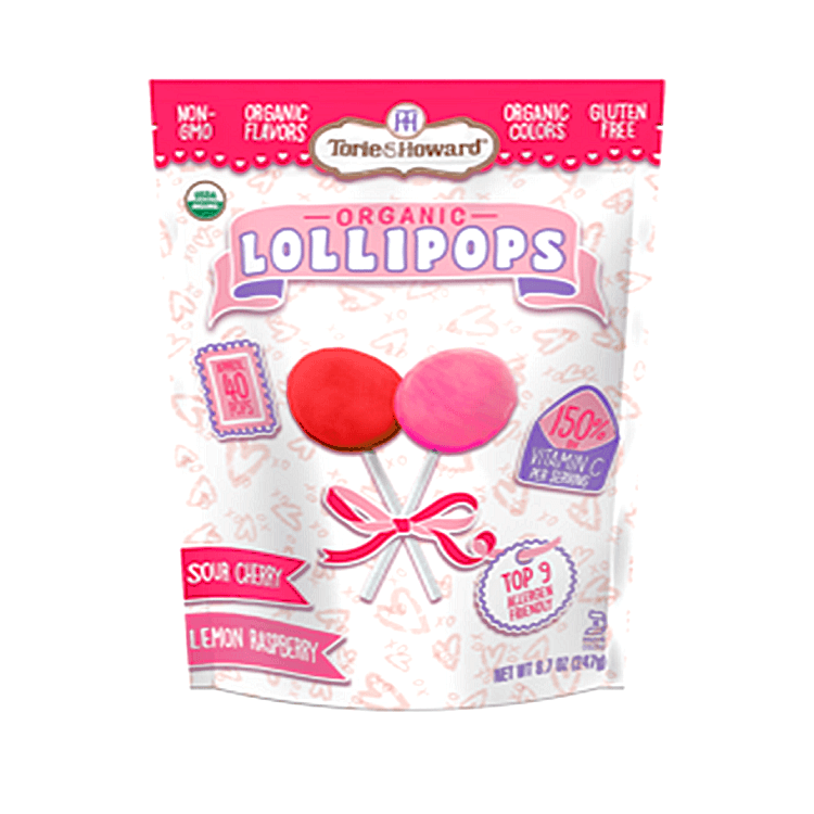 Torie & Howard Organic Lollipops - Sweetservices.com Online Bulk Candy ...