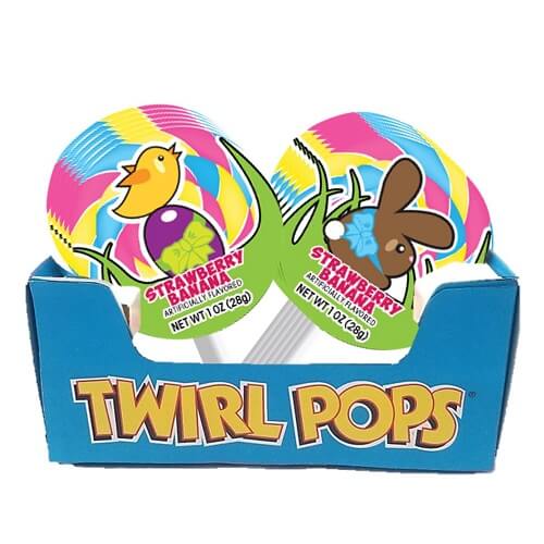 Easter Twirl Pops | Colorful Swirl Lollipops for Easter | Sweetservices.com